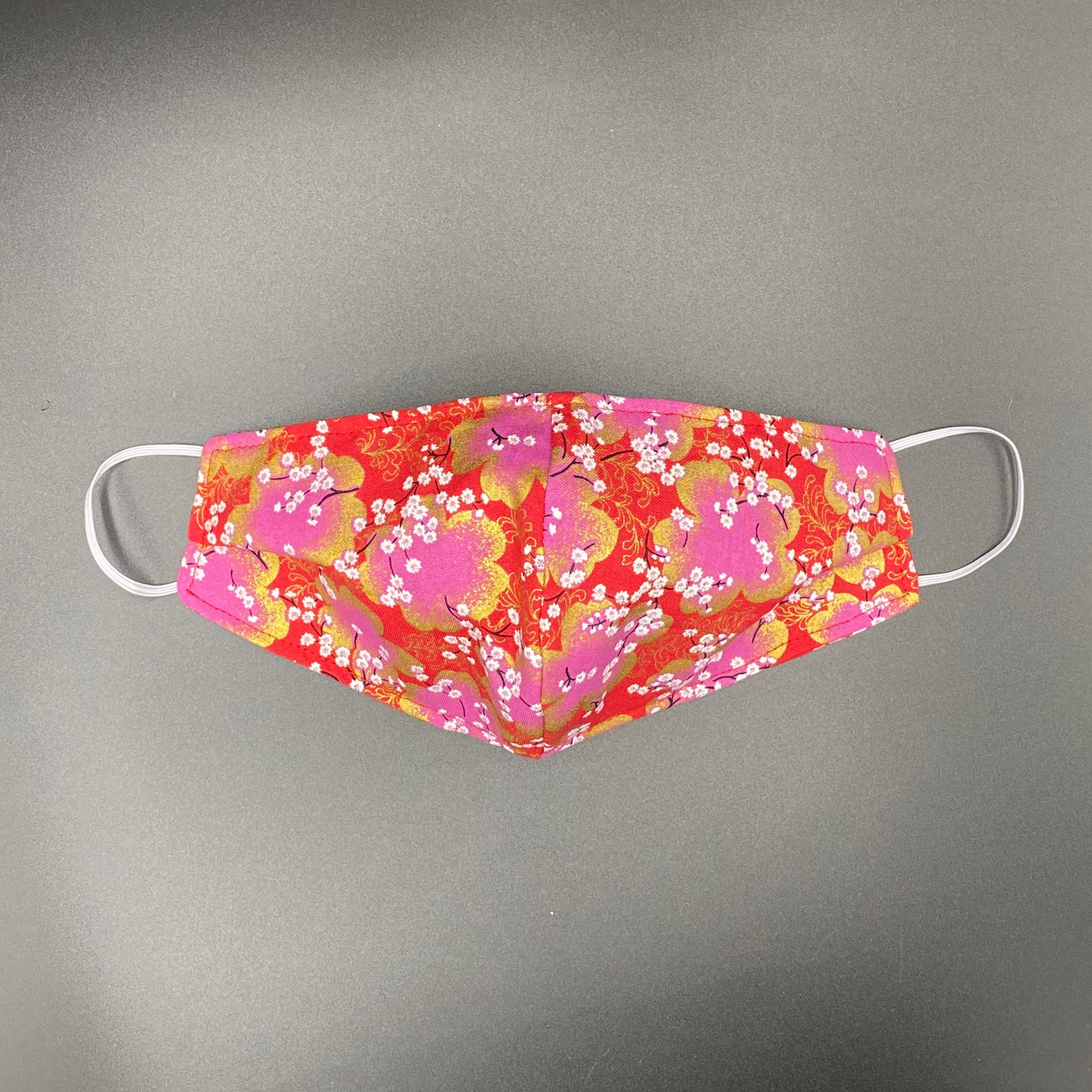 Japanese Cherry Blossom, Sakura and Palaka Cotton Face Mask - Etsy