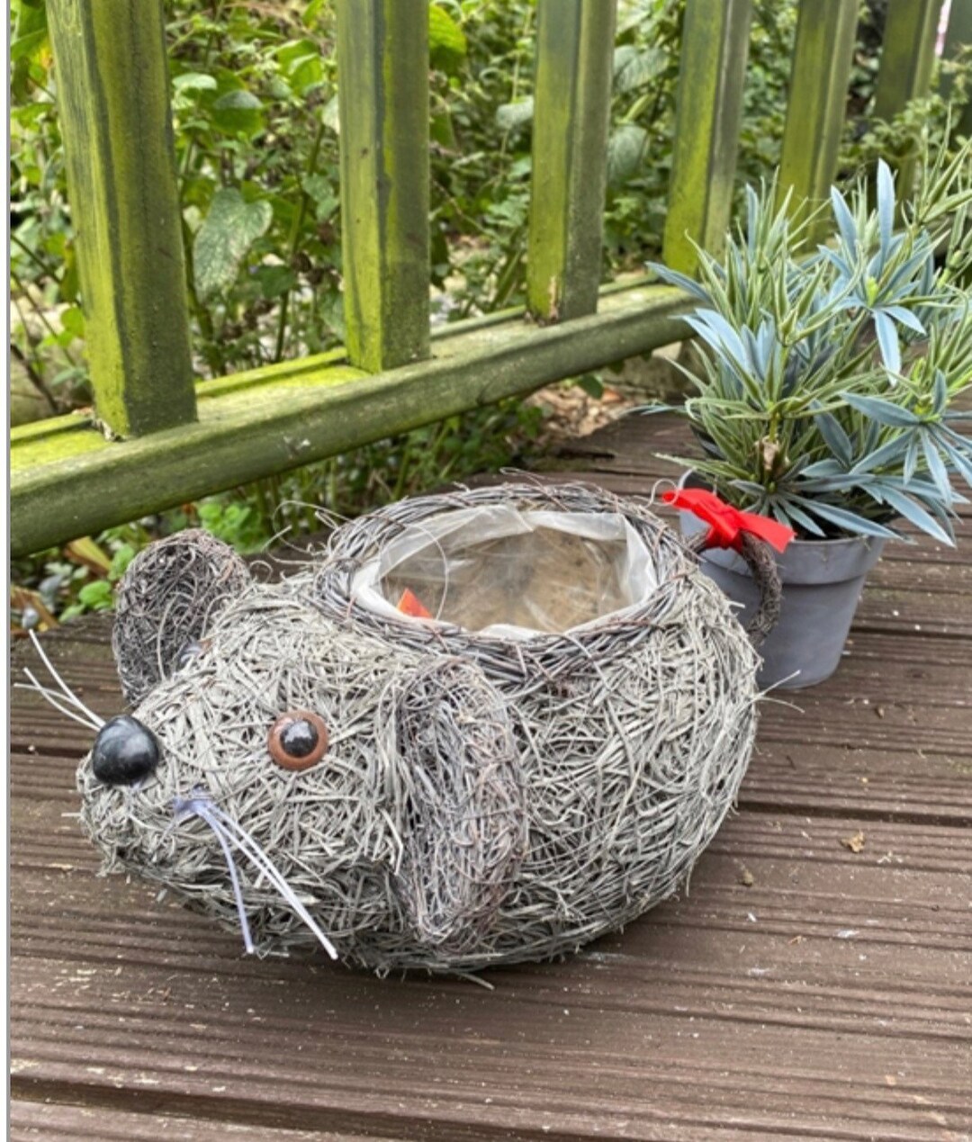 Mousebrushwood Mousemouse Garden mouse Planter christmas - Etsy