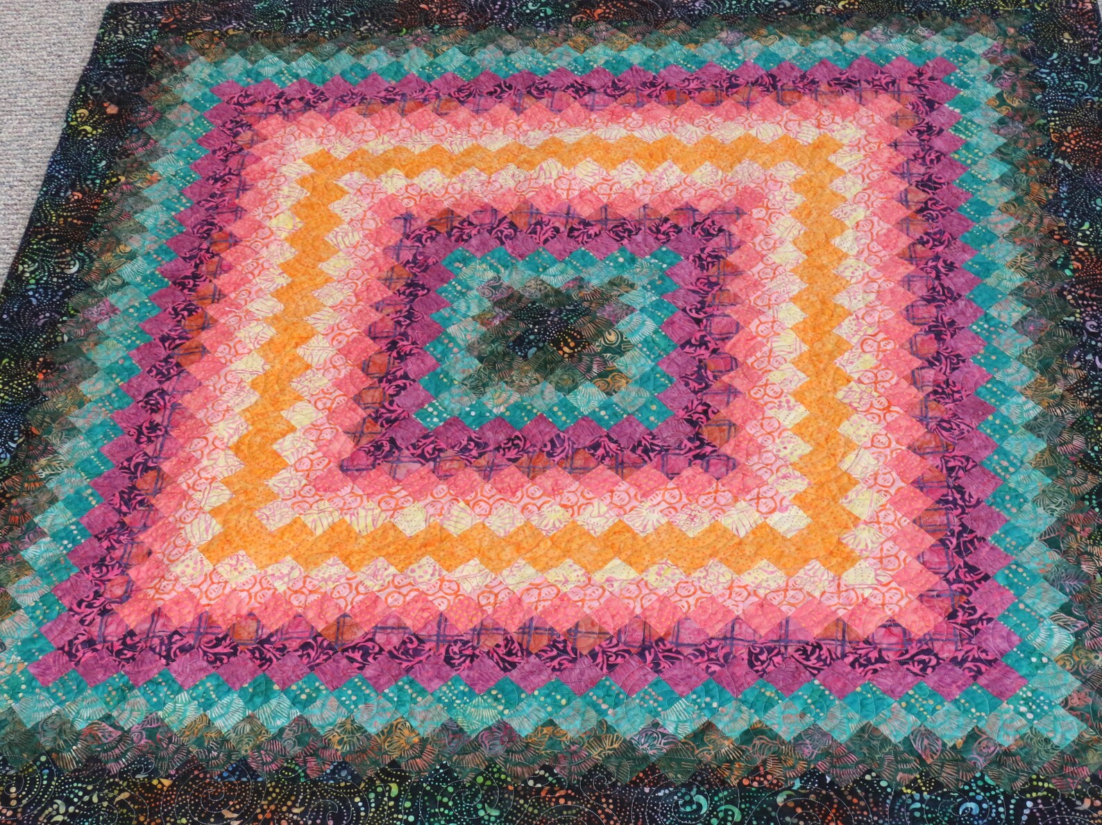 Sunshine and Shadows Quilt - Etsy