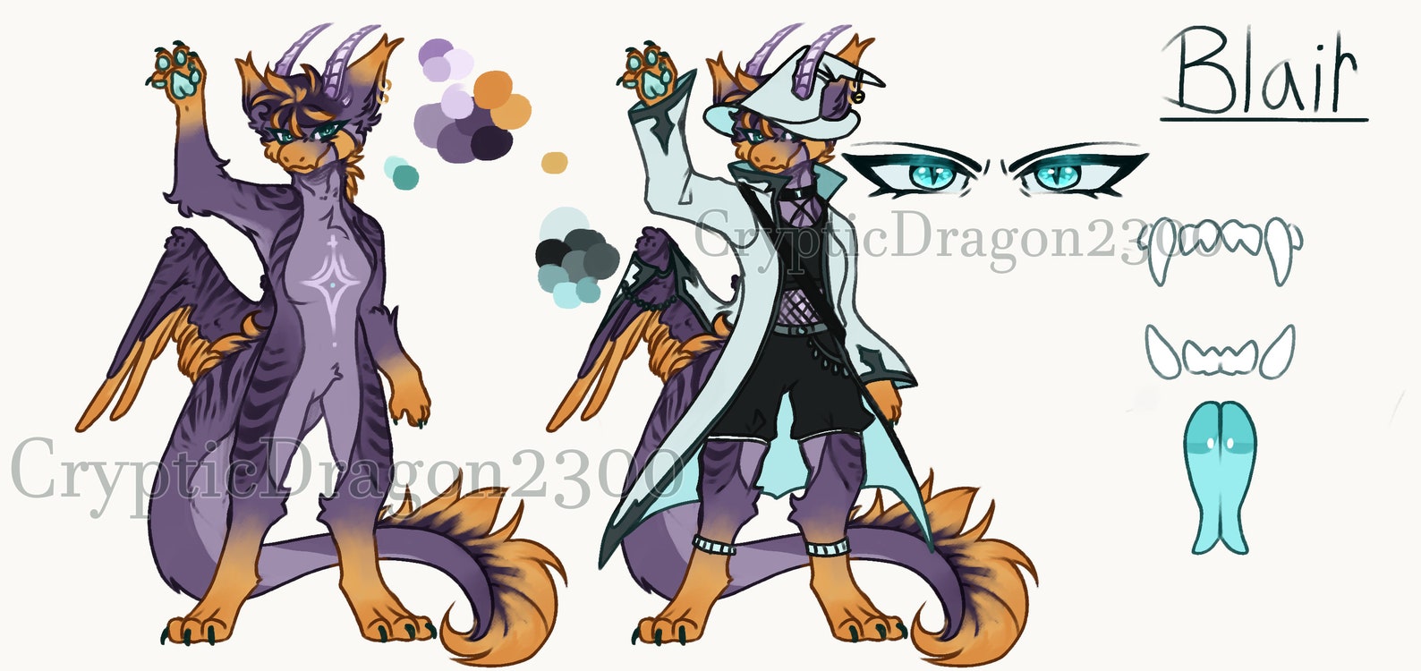 Custom Fursona Reference Sheets - Etsy