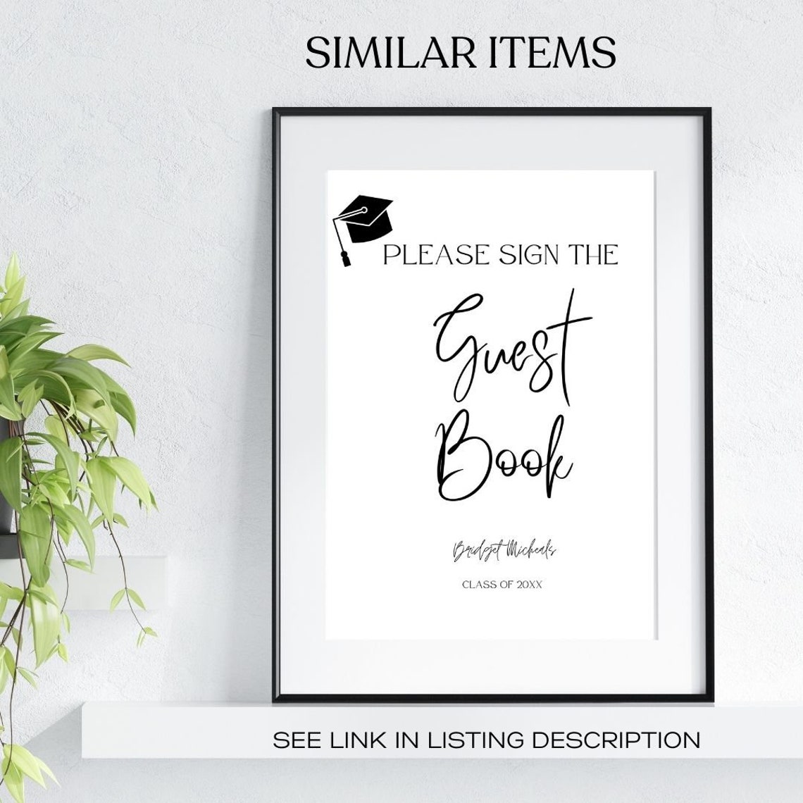 DIY Graduation Donation Fund Table Sign, College Fund Sign Template ...