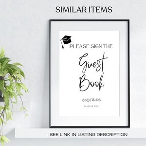 DIY Graduation Donation Fund Table Sign, College Fund Sign Template ...