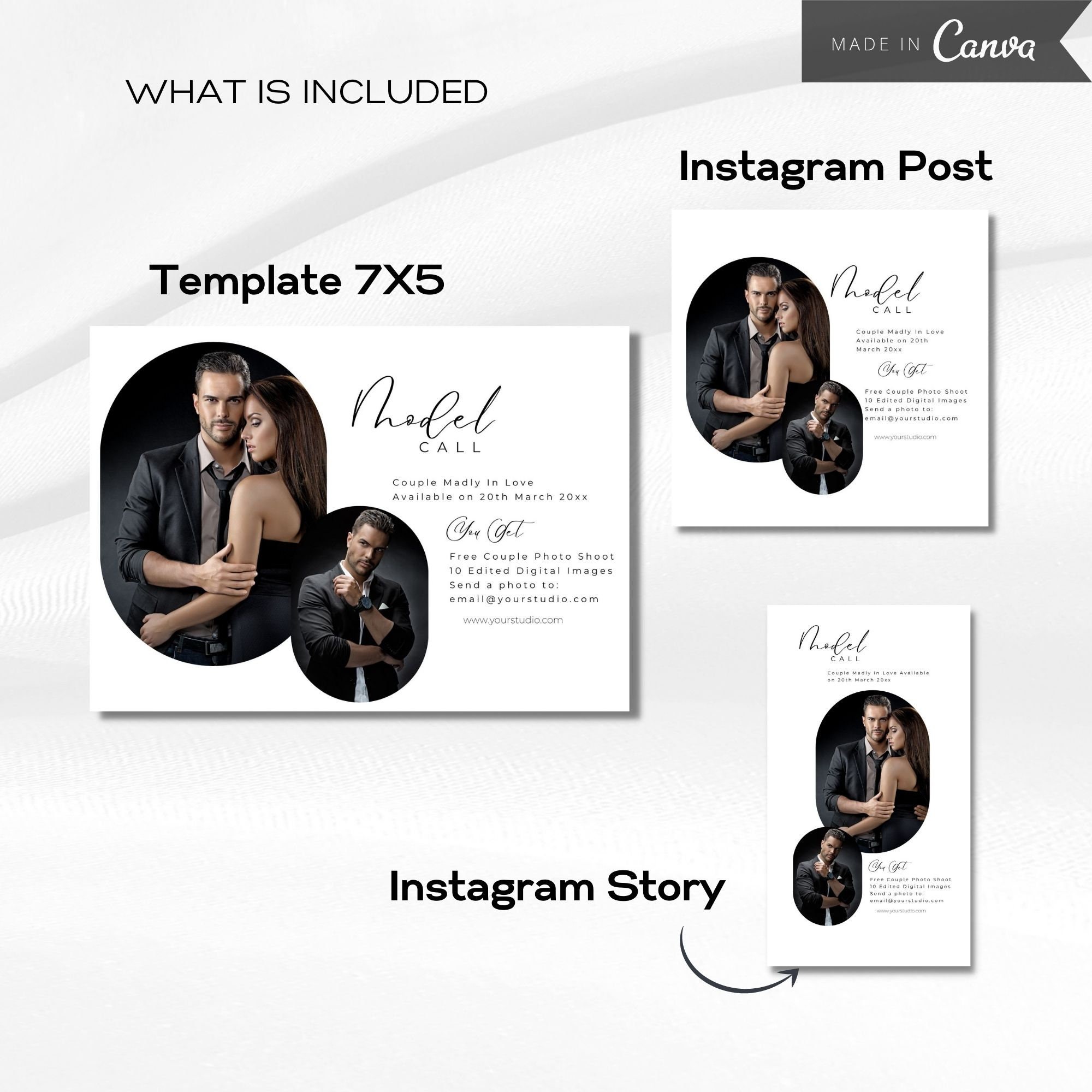 Model Call Template, Photography Model Call Flyer, Photography Casting ...