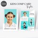 Kids Model Comp Card Modeling Agency Zed Card Editable Model - Etsy