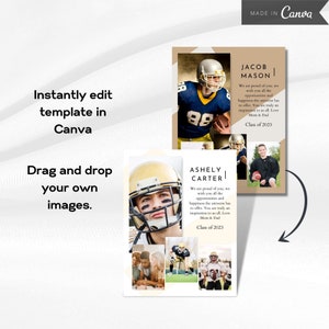Senior Yearbook AD Template Half Page/ Full Page, Sports Theme ...