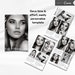 Model Comp Card, Modeling Photo Card Canva Template, Editable Fashion ...