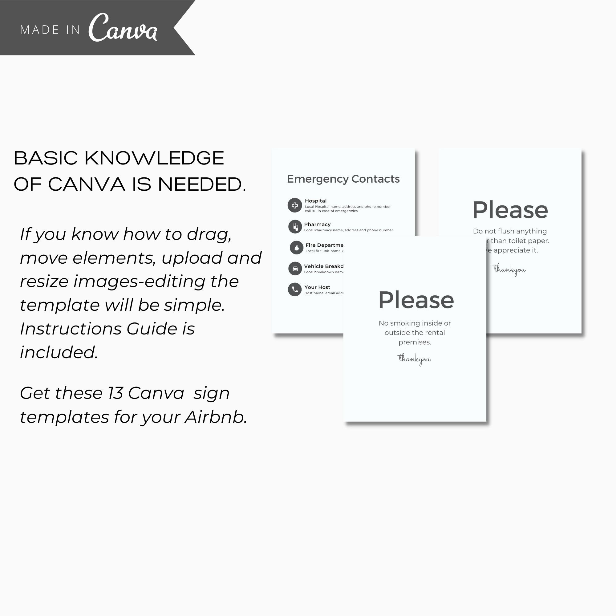 Airbnb Sign Bundle Vacation Rental Signs Airbnb Signage - Etsy