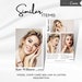 Model Comp Card, Modeling Photo Card Canva Template, Editable Fashion ...