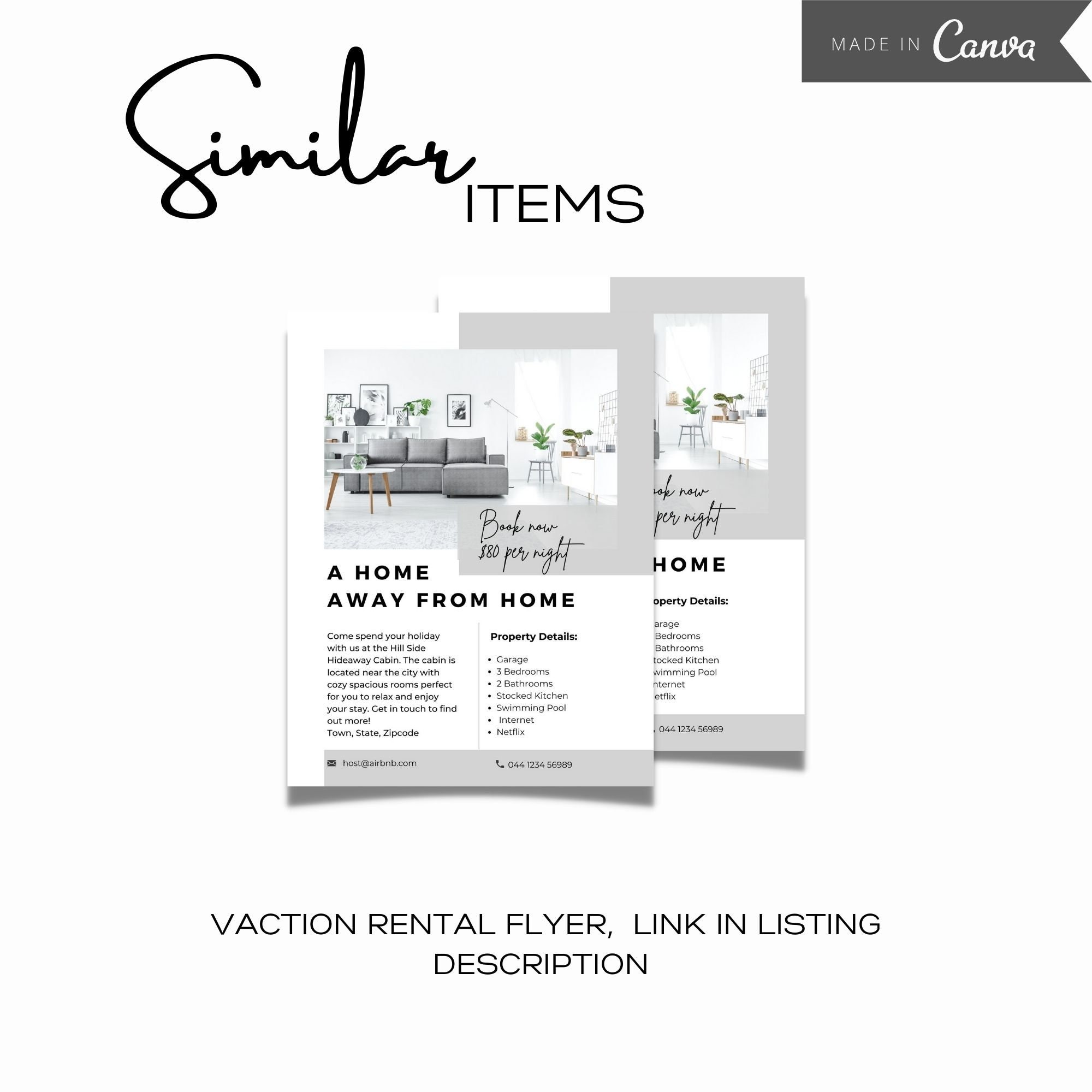 Airbnb Welcome Card VRBO Welcome Card Vacation Rental - Etsy