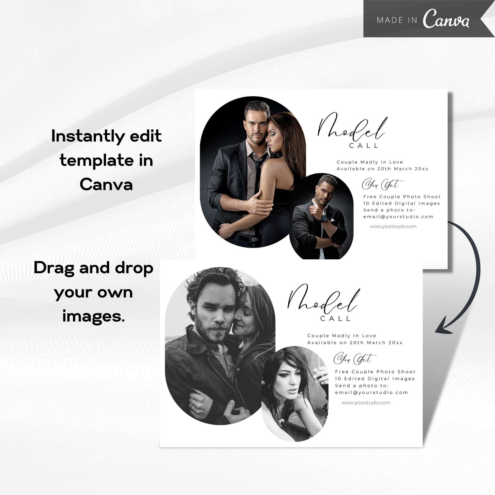 Model Call Template, Photography Model Call Flyer, Photography Casting ...