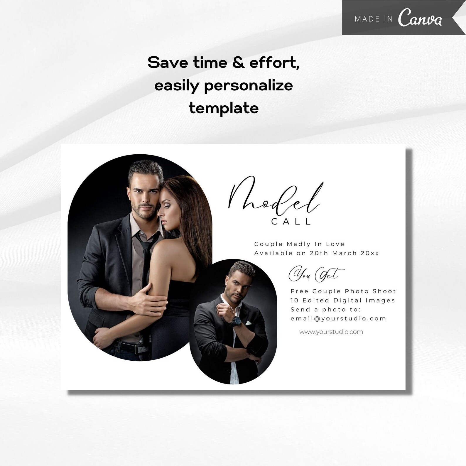 Model Call Template, Photography Model Call Flyer, Photography Casting ...