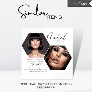 Model Call Template, Photography Model Call Flyer, Photography Casting ...