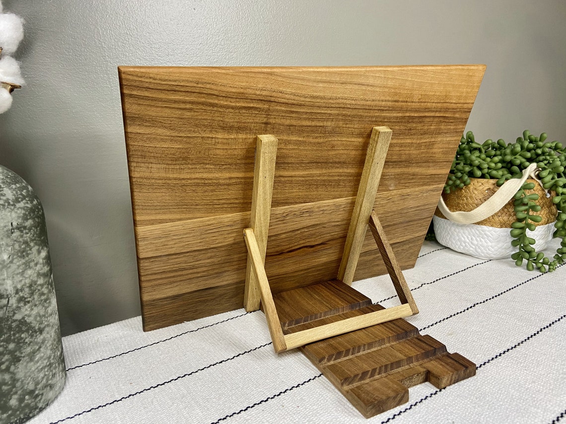 Personalized Recipe Holder Stand Cookbook With Handwritten - Etsy