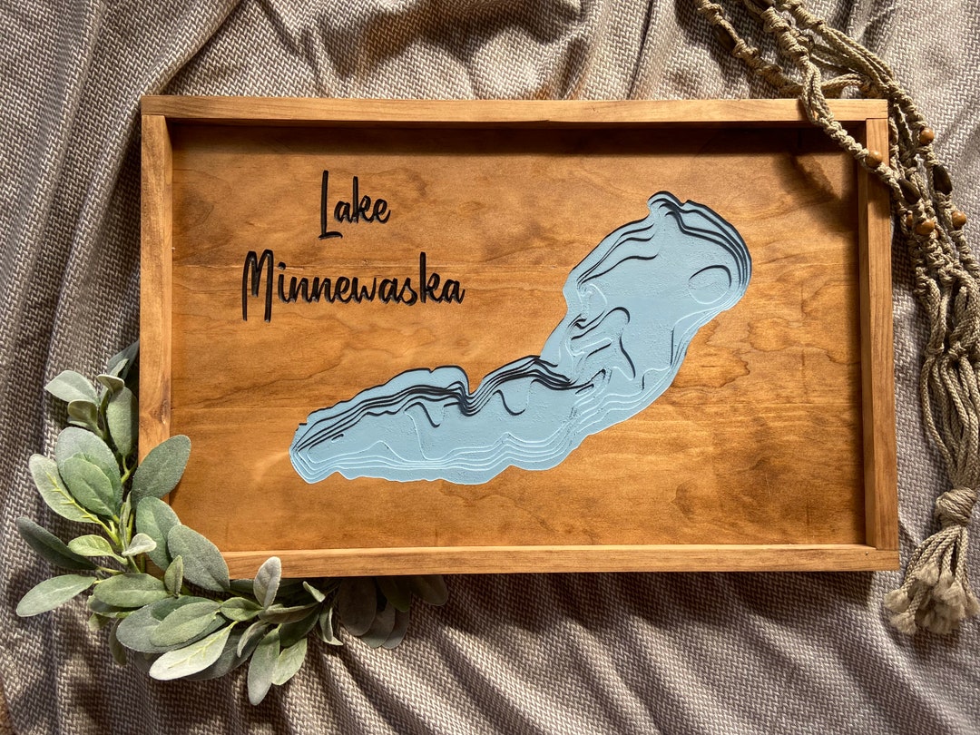 Personalized Engraved Wood Lake Sign, Cabin Decor, Lake House Decor ...