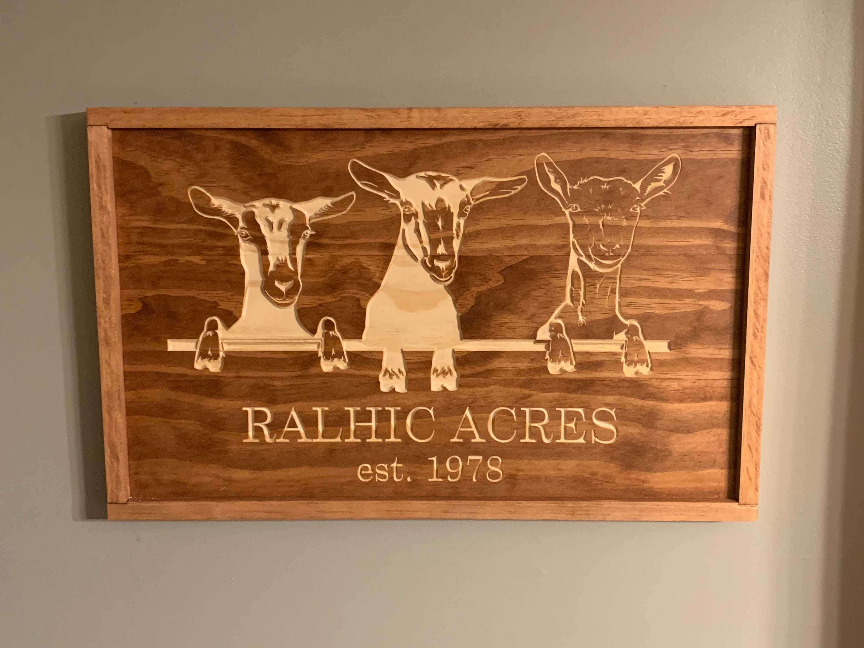 Personalized Goat Sign Ranch Sign Farm Sign Farmhouse Sign - Etsy