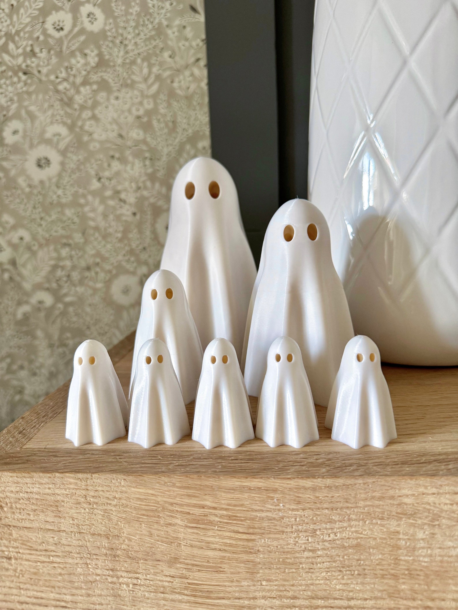 Adorable Posable 3d Printed Ghost With Pop up Legs With Shoes, Printed ...