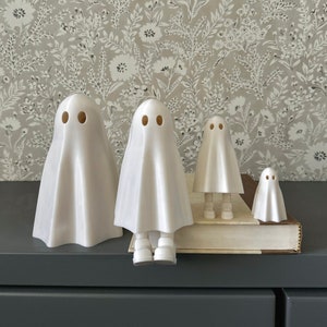 Adorable Posable 3d Printed Ghost With Pop up Legs With Shoes, Printed ...