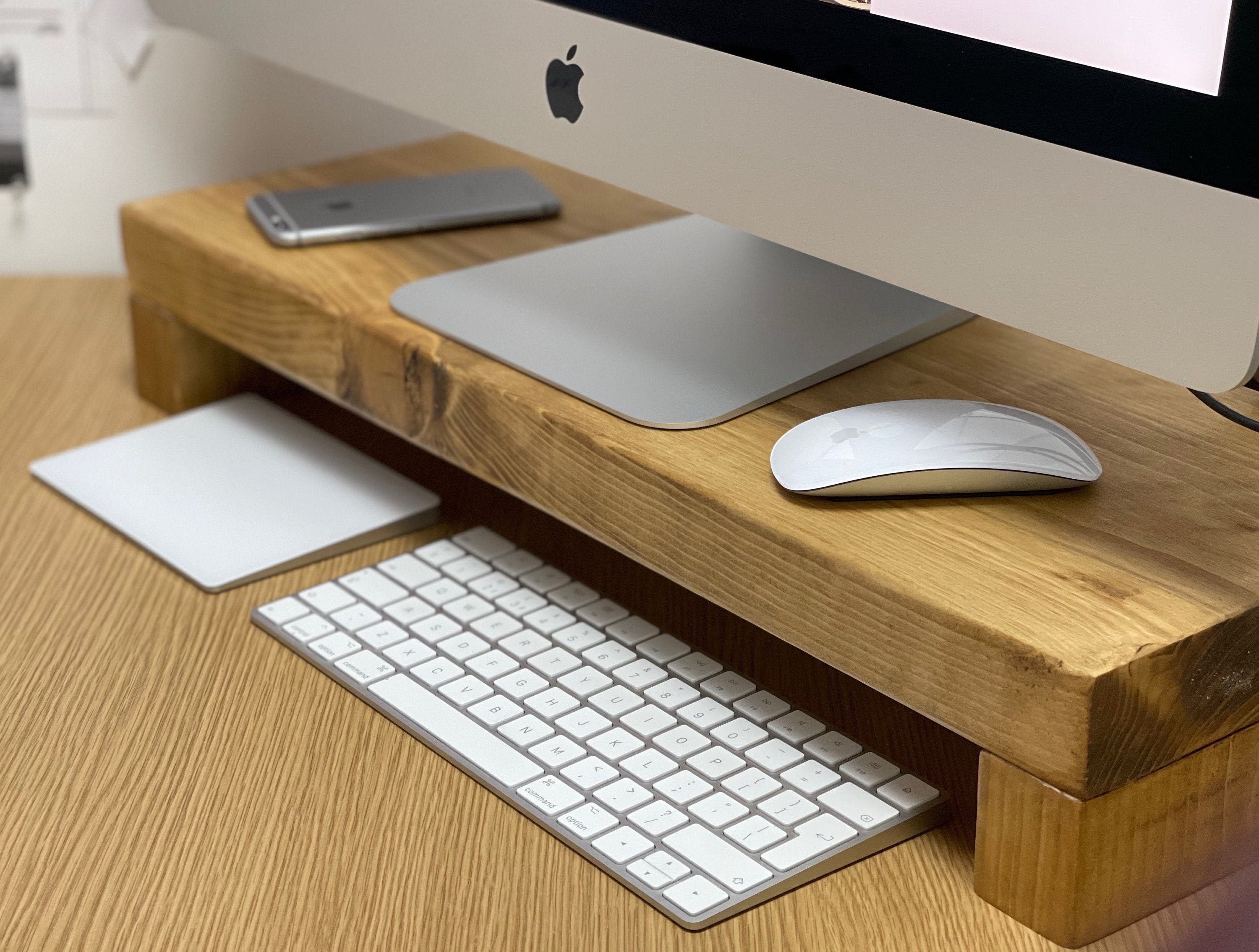 Big Wood Monitor Stand at Hayley Savige blog