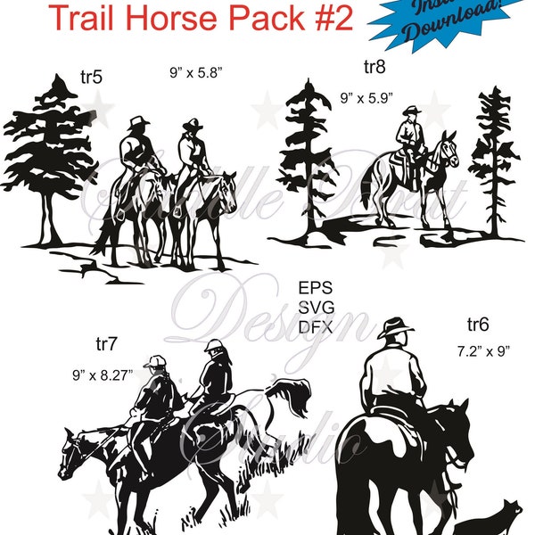 Trail Ride Svg - Etsy
