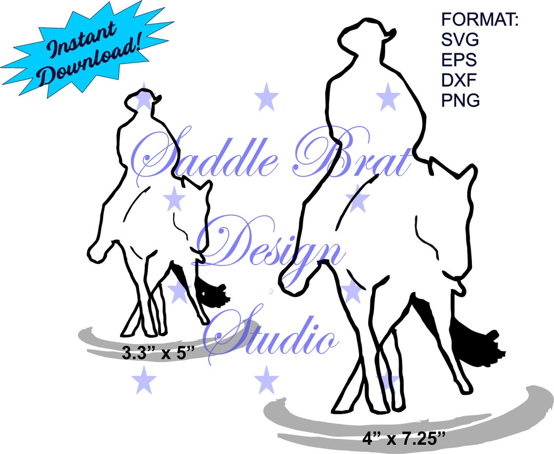 Reiner, Reining Spin Spinning Western Horse Svg, Png, Dxf, Cricut ...