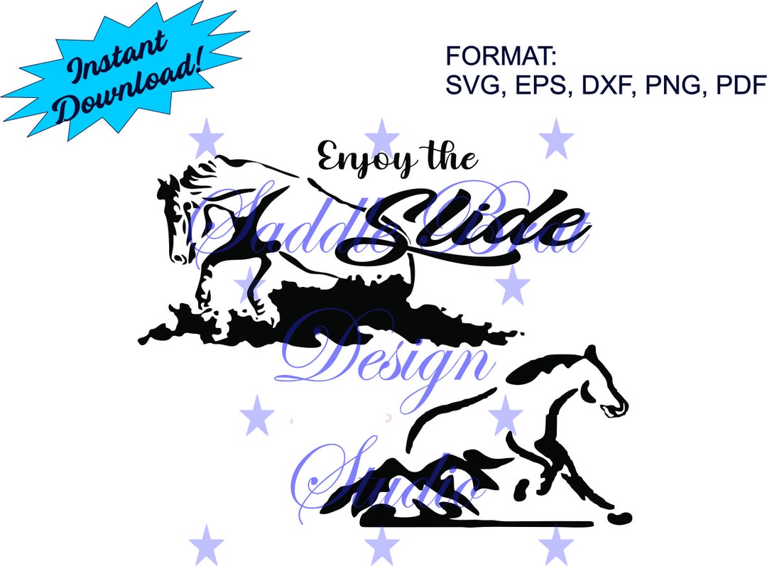 Reiner, Reining Western Horse Svg, Png, Dxf,eps, Pdf Cricut, Instant ...
