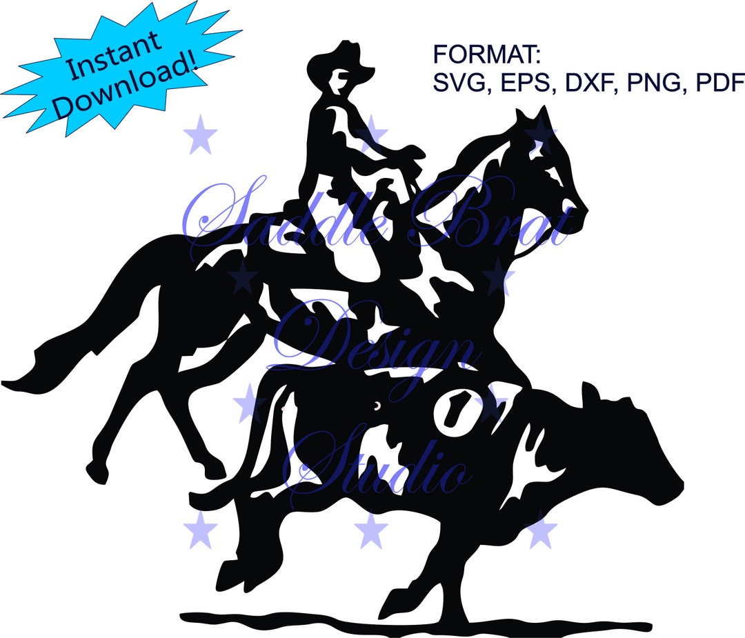 WORKING COW Horse! Svg, Png, Dxf, Eps, Png Cricut, Instant Download ...