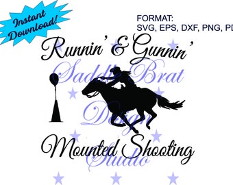 Reiner, Reining Western Horse Svg, Png, Dxf,eps, Pdf Cricut, Instant ...