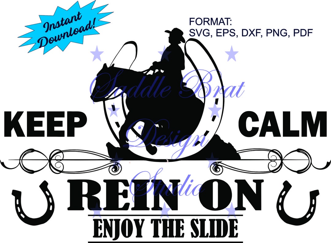 KEEP CALM Reiner, Reining Western Horse Svg, Png, Dxf,eps, Pdf Cricut ...