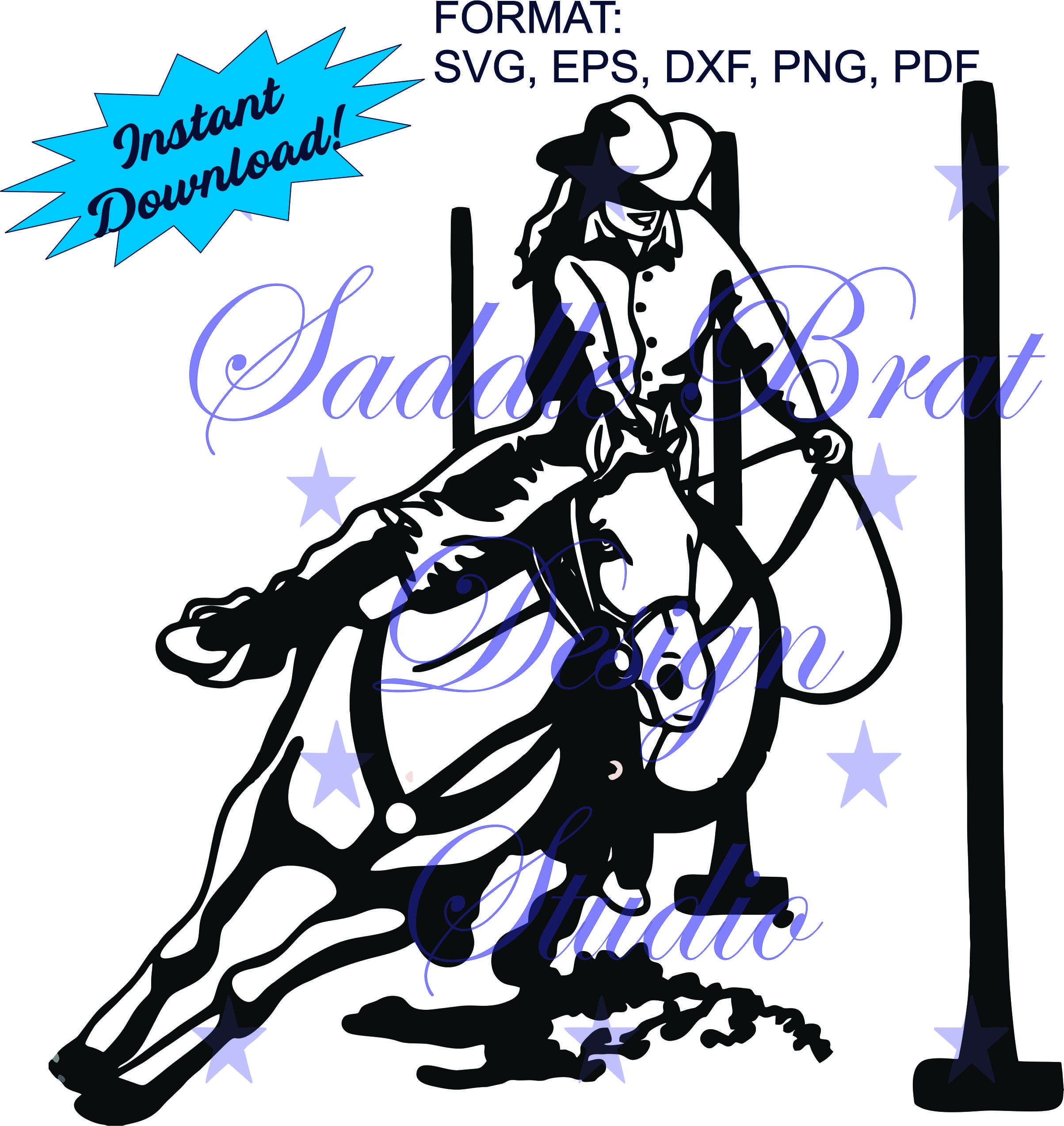 Pole Bending Silhouette