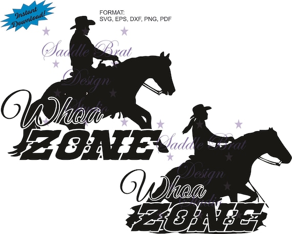Reiner Reining Western Horse Svg Png Dxfeps Pdf Instant - Etsy