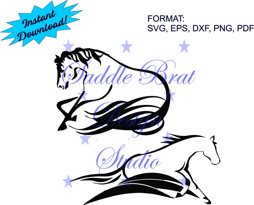 Reiner, Reining Western Horse Svg, Png, Dxf,eps, Pdf Cricut, Instant ...