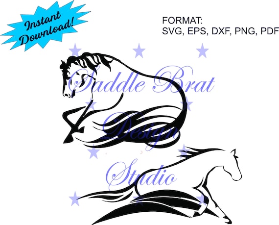 Reiner Reining Western Horse Svg Png Dxfeps Pdf Cricut | Etsy