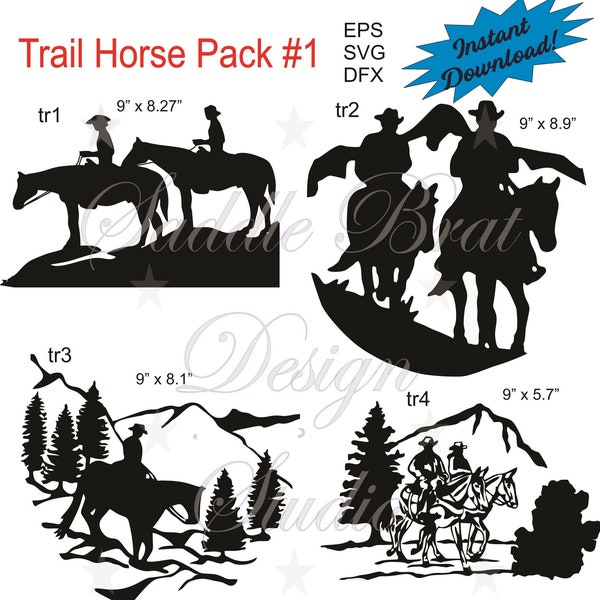 Trail Ride Svg - Etsy