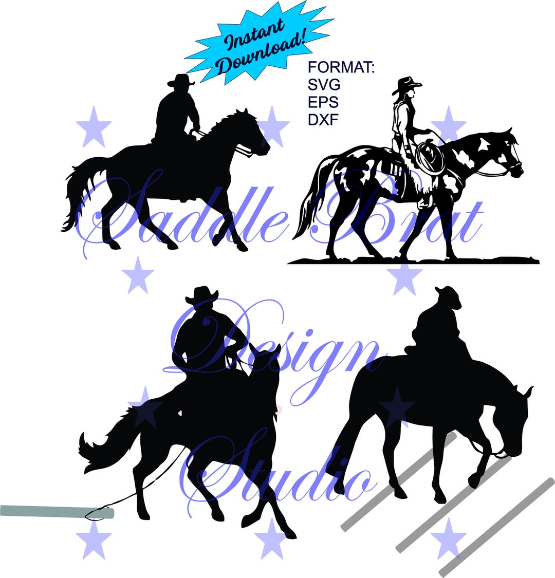 RANCH WORKING HORSE Pack! Svg, Png, Dxf, Cricut, Instant Download ...