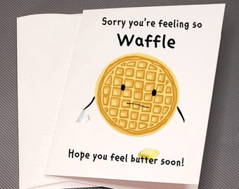 Feel Better Pun Card - Etsy