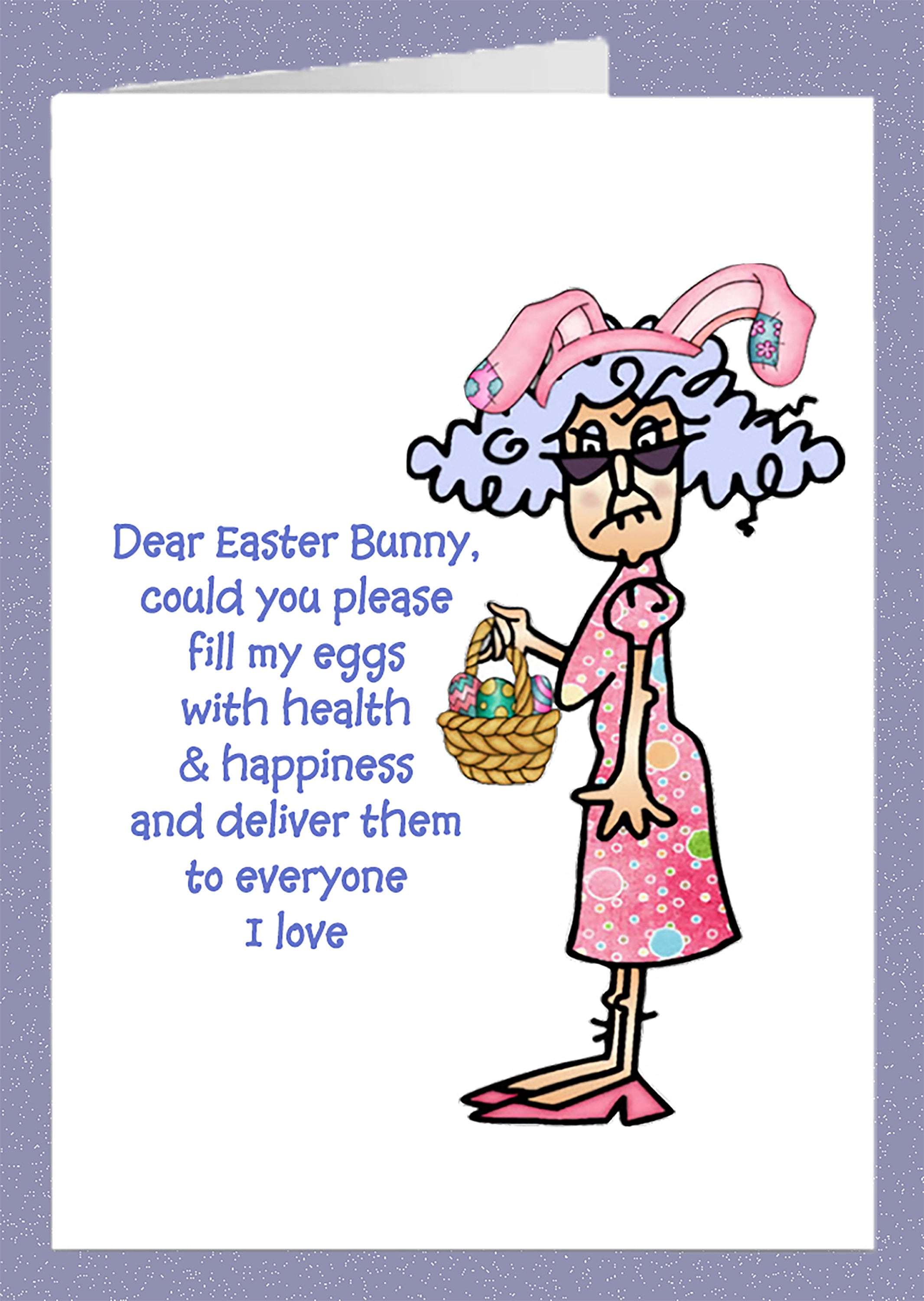 6 Stella Easter Cards "fill My Eggs With Health & Happiness" Card Cute ...