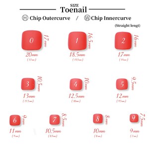 Toe Nails | Handmade Press on Nail Chip | Handpainted Gel Nails Design ...