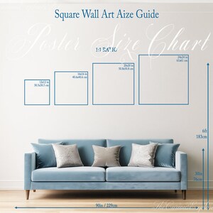 Vertical Poster Size Chart & Squares + Oval| Minimalist Art Frame Ratio ...