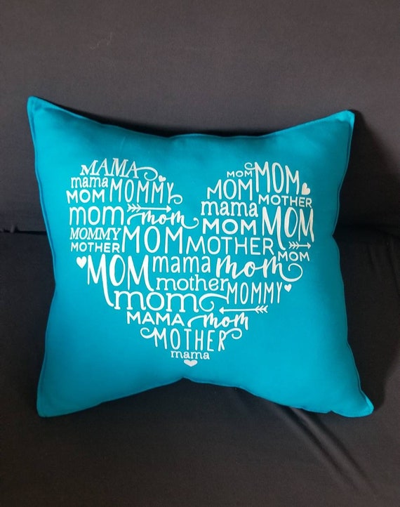 Custom Mom Pillow Mama Pillow Handmade T For Mom Mom Etsy