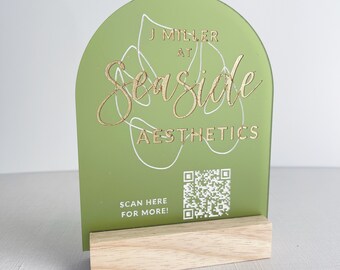 Engraved Qr Code Sign - Etsy