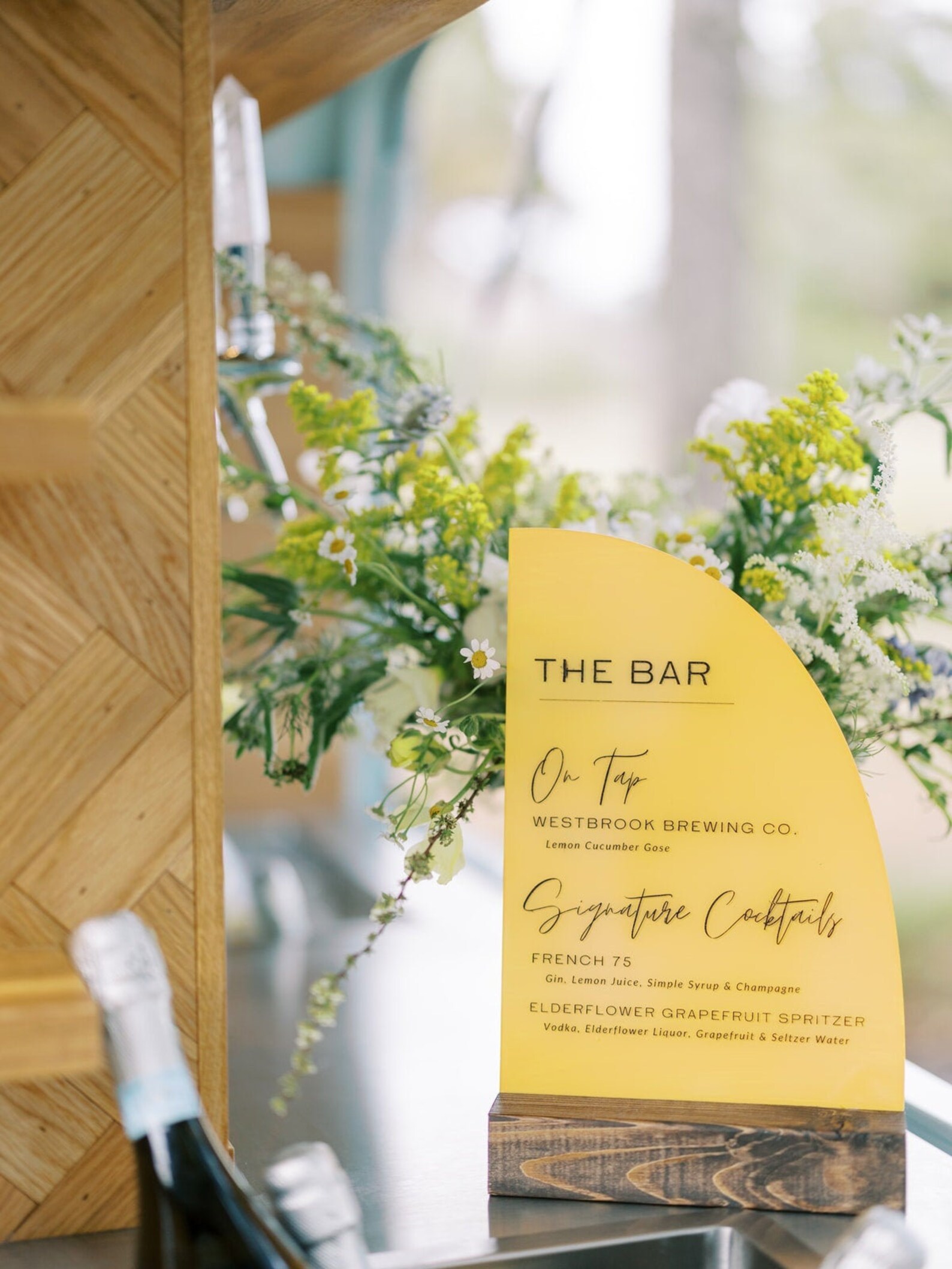 Modern Arch Signature Cocktail Drink Wedding Bar Menu - Etsy UK