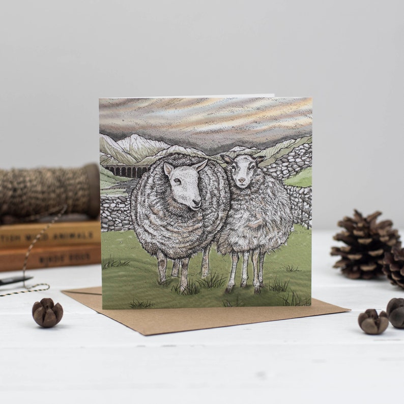 Sheep Greeting Card - Etsy