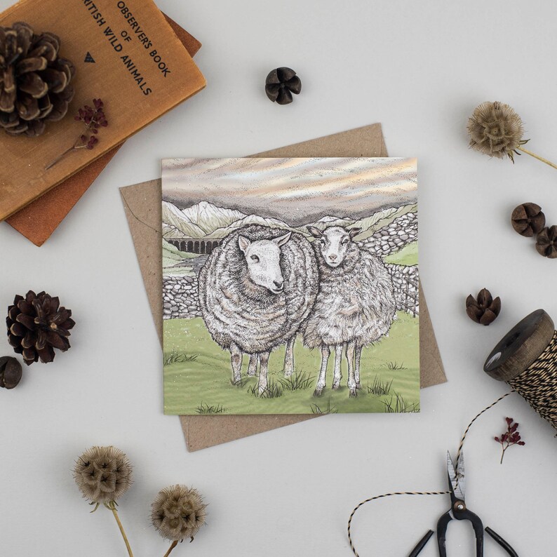 Sheep Greeting Card - Etsy