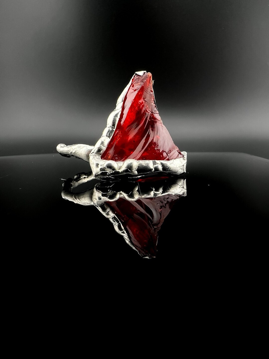 Crystal Ring. Red Andara King Solomon's Temple. Healing Crystals ...