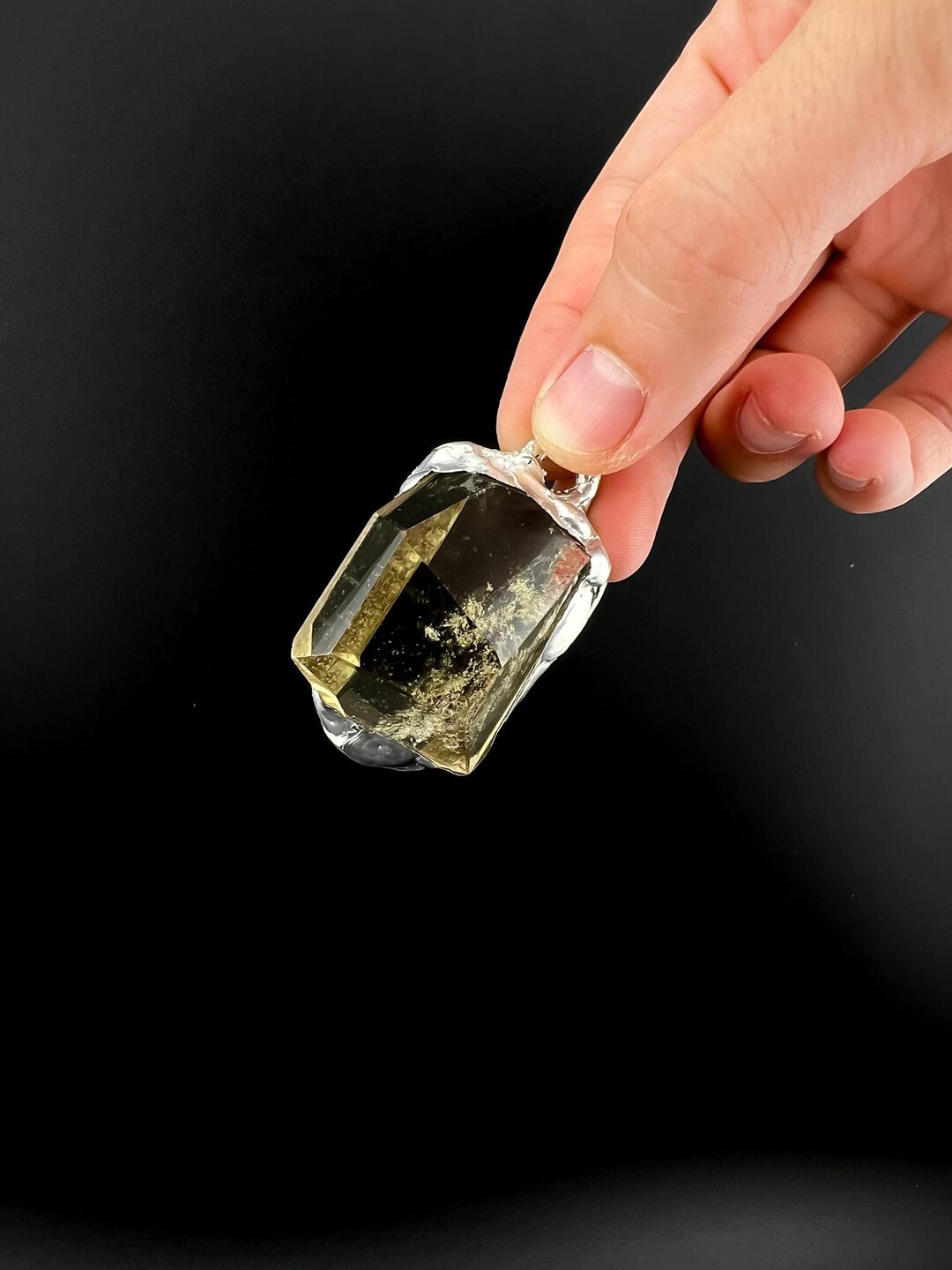 Crystal Necklace, Citrine, RA Citrine Vortex Created by Egyptian High ...