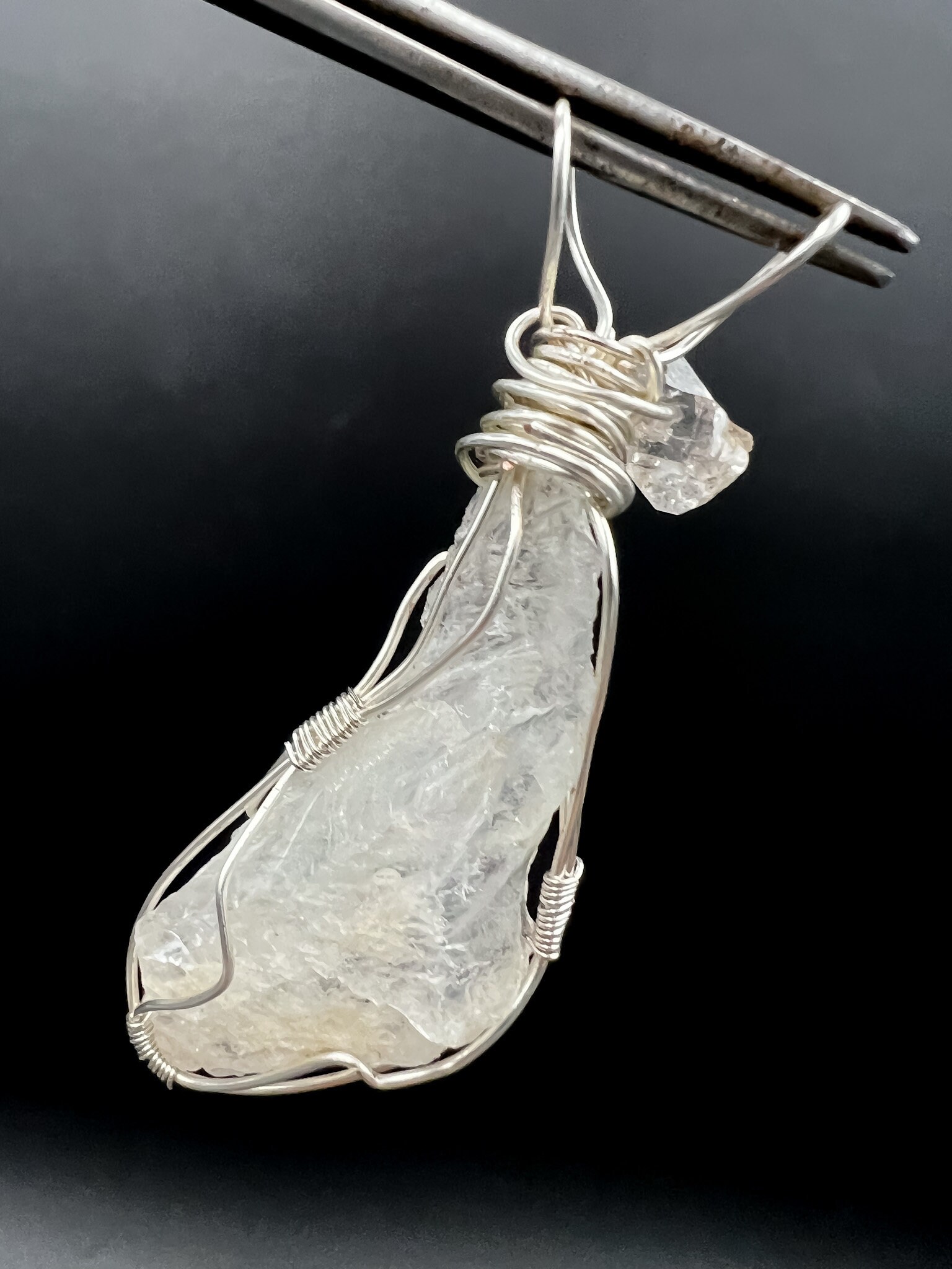 Crystal Necklace. Petalite Crystal. Synergy 12 Stone. High Frequency ...