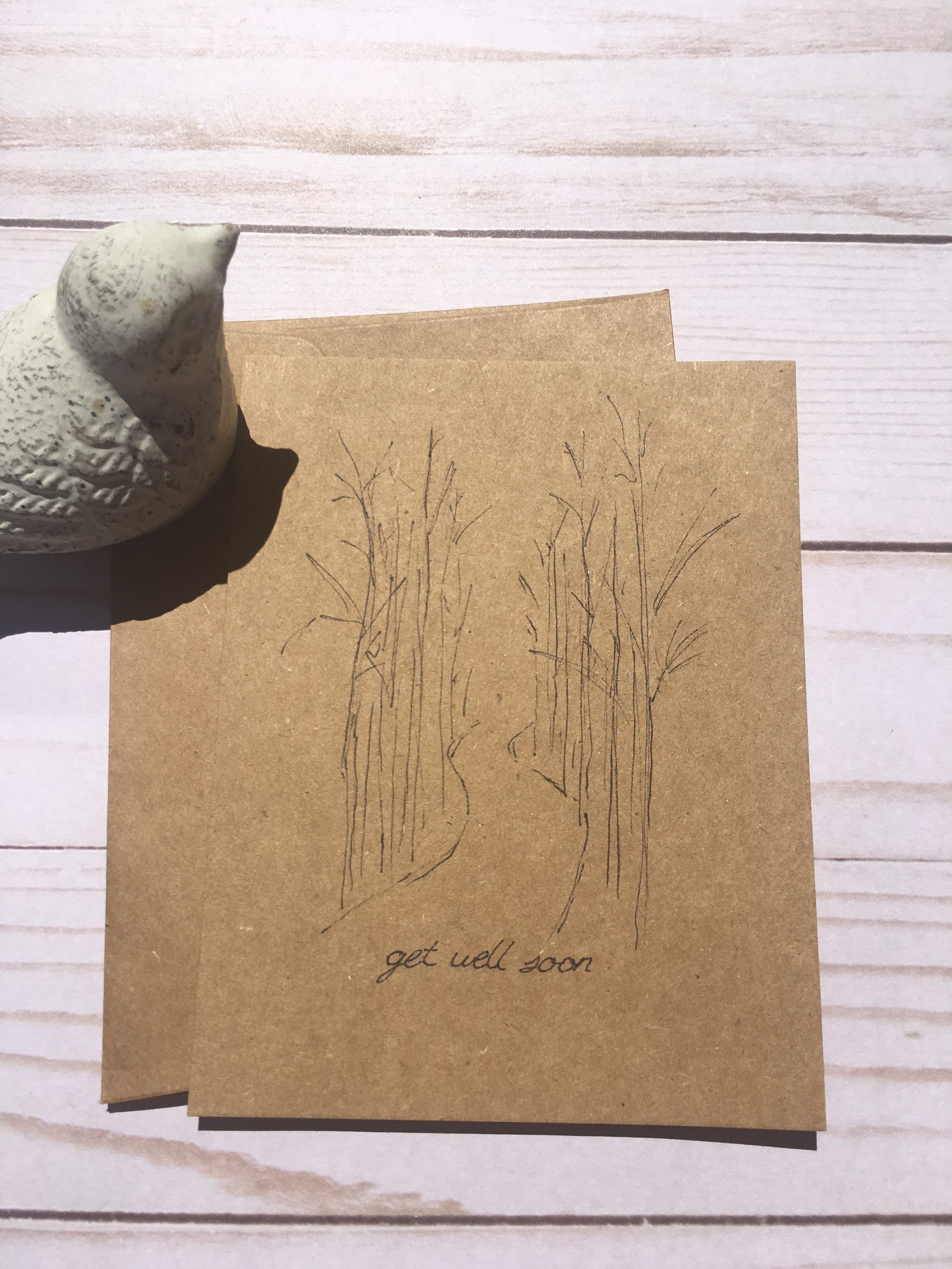 Simple Scenery 2 Get Well Cards - Etsy UK