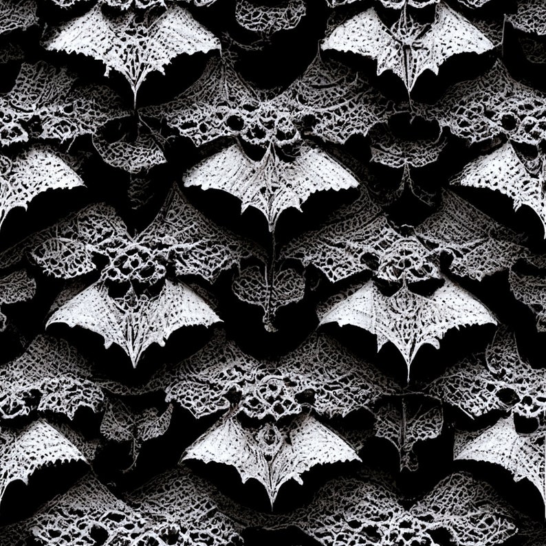 Halloween Bat Pattern Collection, Repeatable Pattern Download, Seamless ...