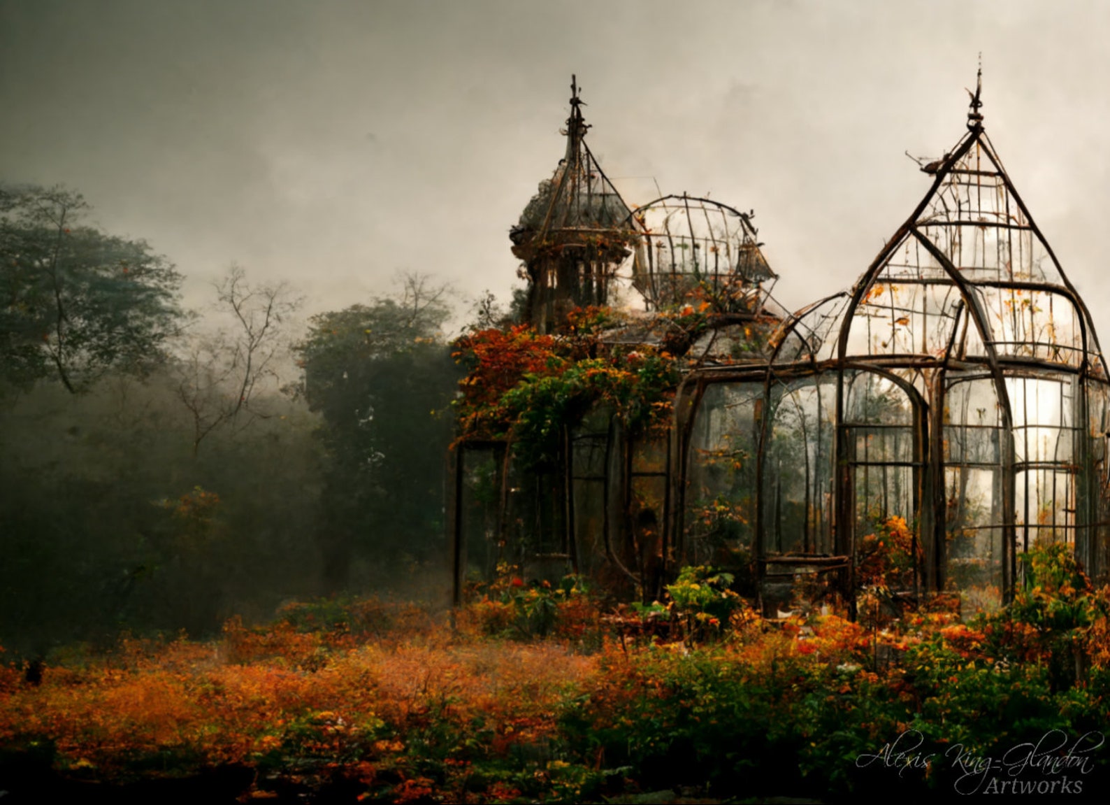 Abandoned Buildings Art Digital Download, Printable Wall Decor ...