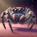 PNG Jumping Spider Pretty in Pink Digital Download, Pet Spider Lovers ...